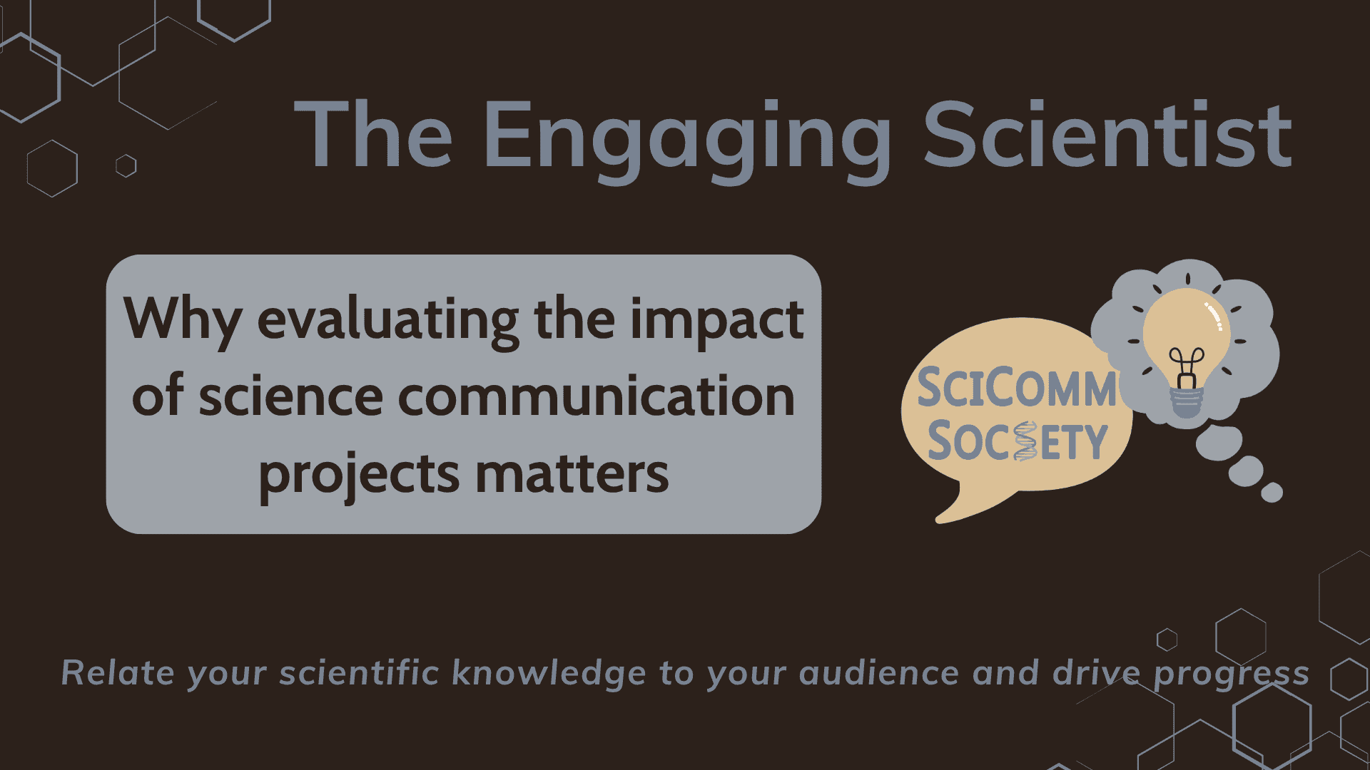 Why evaluating science communication projects matters